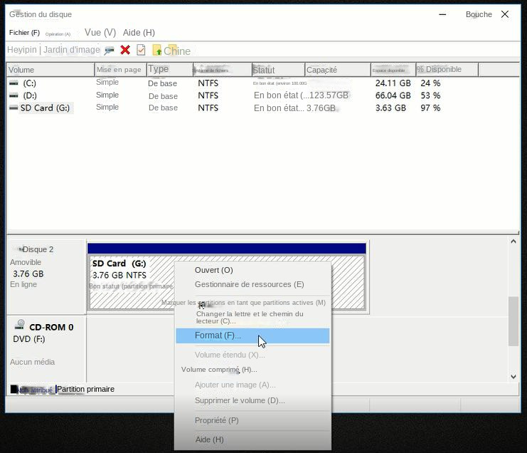 Solution pour le problème qu'il est impossible de créer un lecteur de récupération Windows ...