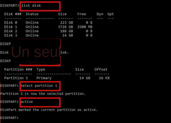 Comment marquer une partition comme active sous Windows ? - Rene.E ...