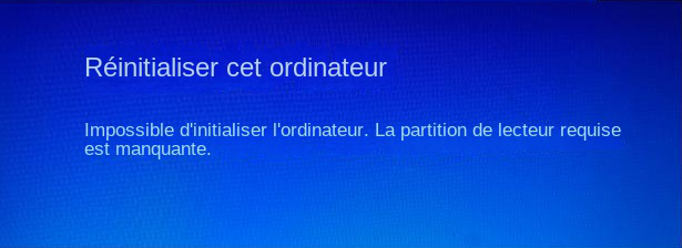 Comment réparer l'erreur d'impossible de réinitialiser votre PC sous ...