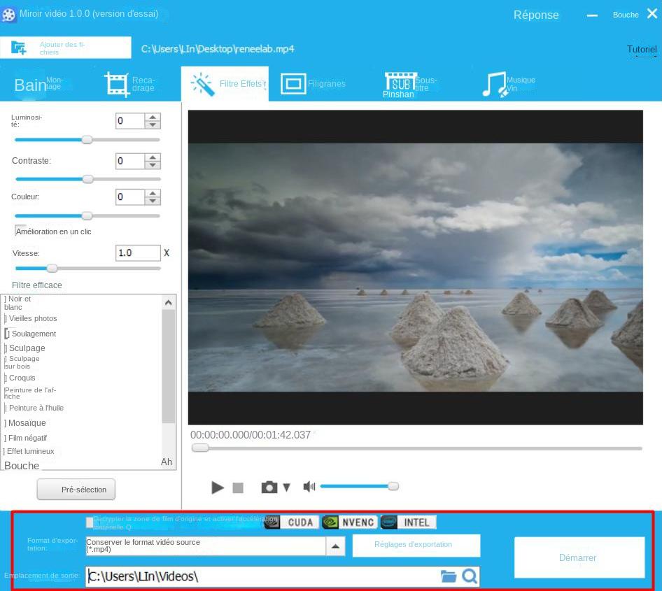 Comment modifier la saturation d'une vidéo ? - Rene.E Laboratory