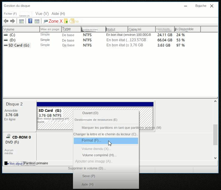 Comment formater une carte SD et annuler le formatage ? - Rene.E Laboratory